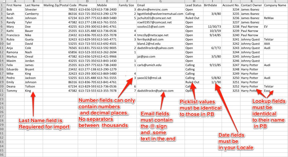 Import Wizard Part 1 Prepare Your Data CSV Propertybase Salesforce